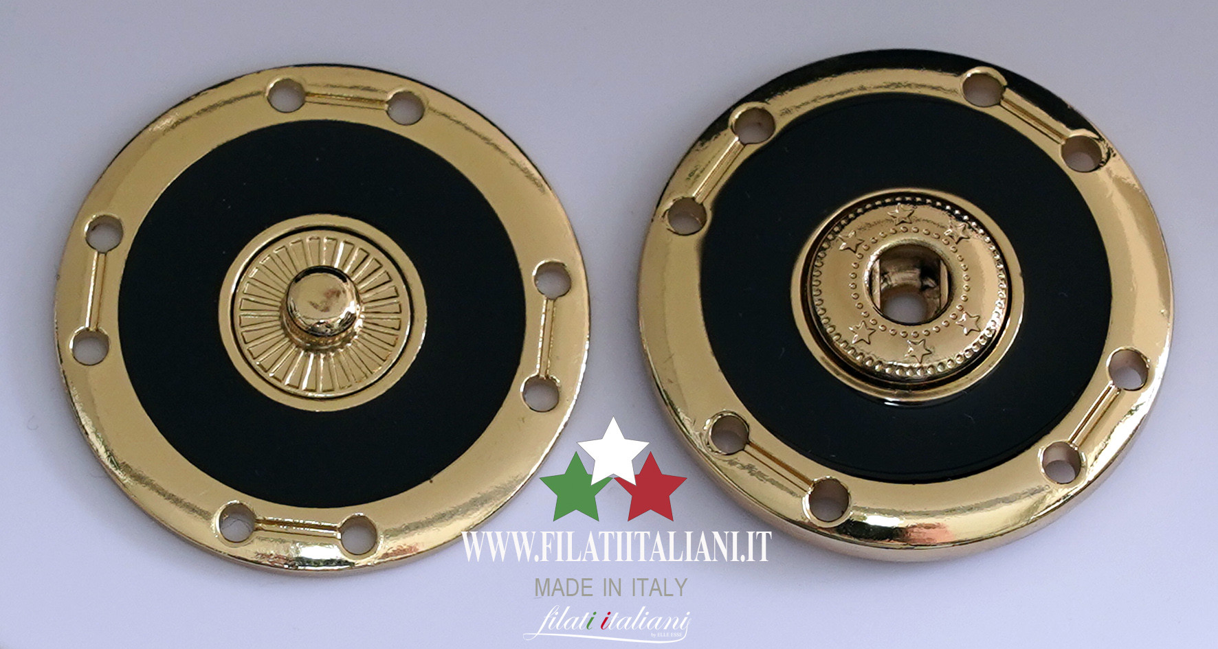 4802X 30/51/395 BOTTONE AUTOMATICO Lineato 30 19.05 mm