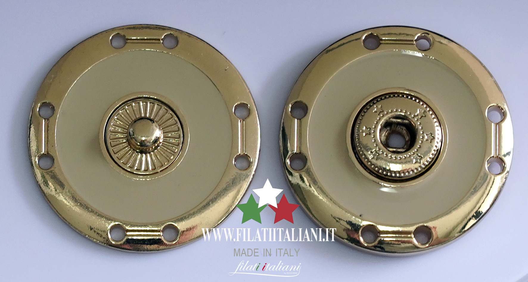 4802X 40/51/619 BOTTONE AUTOMATICO Lineato 40 25.41mm