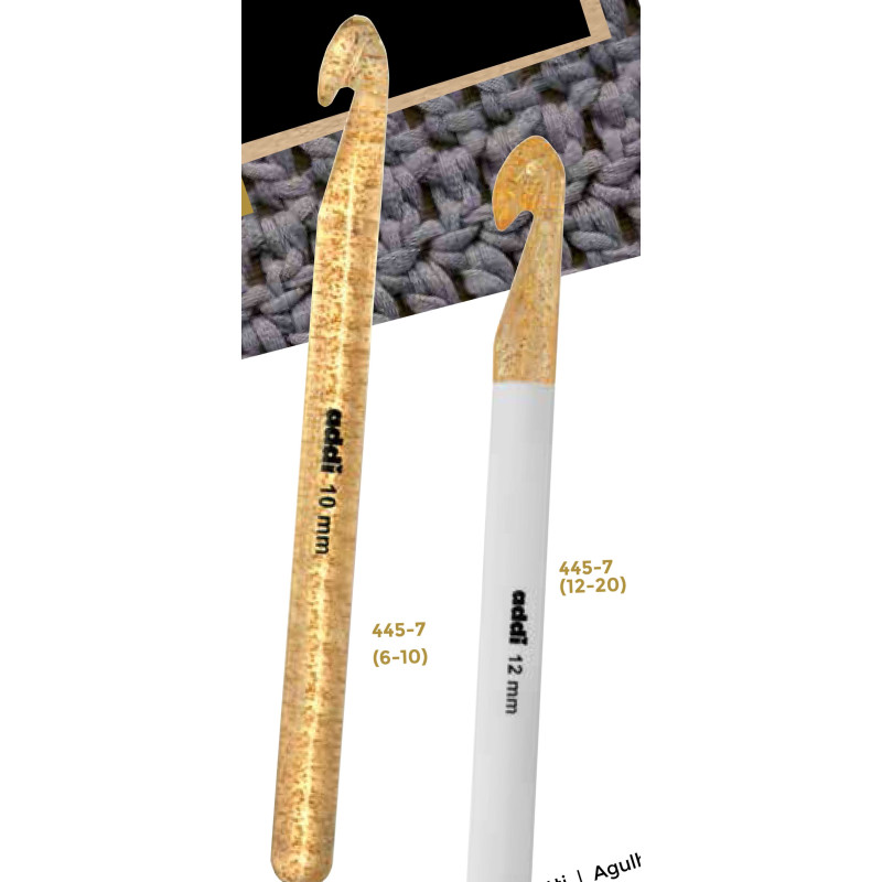 ADDI Crochet hooks 15cm/7.0 mm| 445-7 15cm. /7.0 mm art. 445-7Croc...