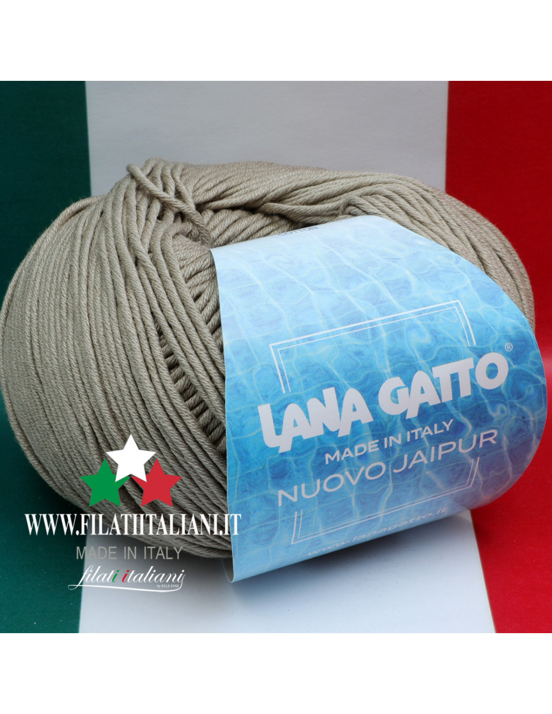 NJ 6543 NJ 6543 100% COTONE Makò NUOVO JAIPUR LANA GATTO