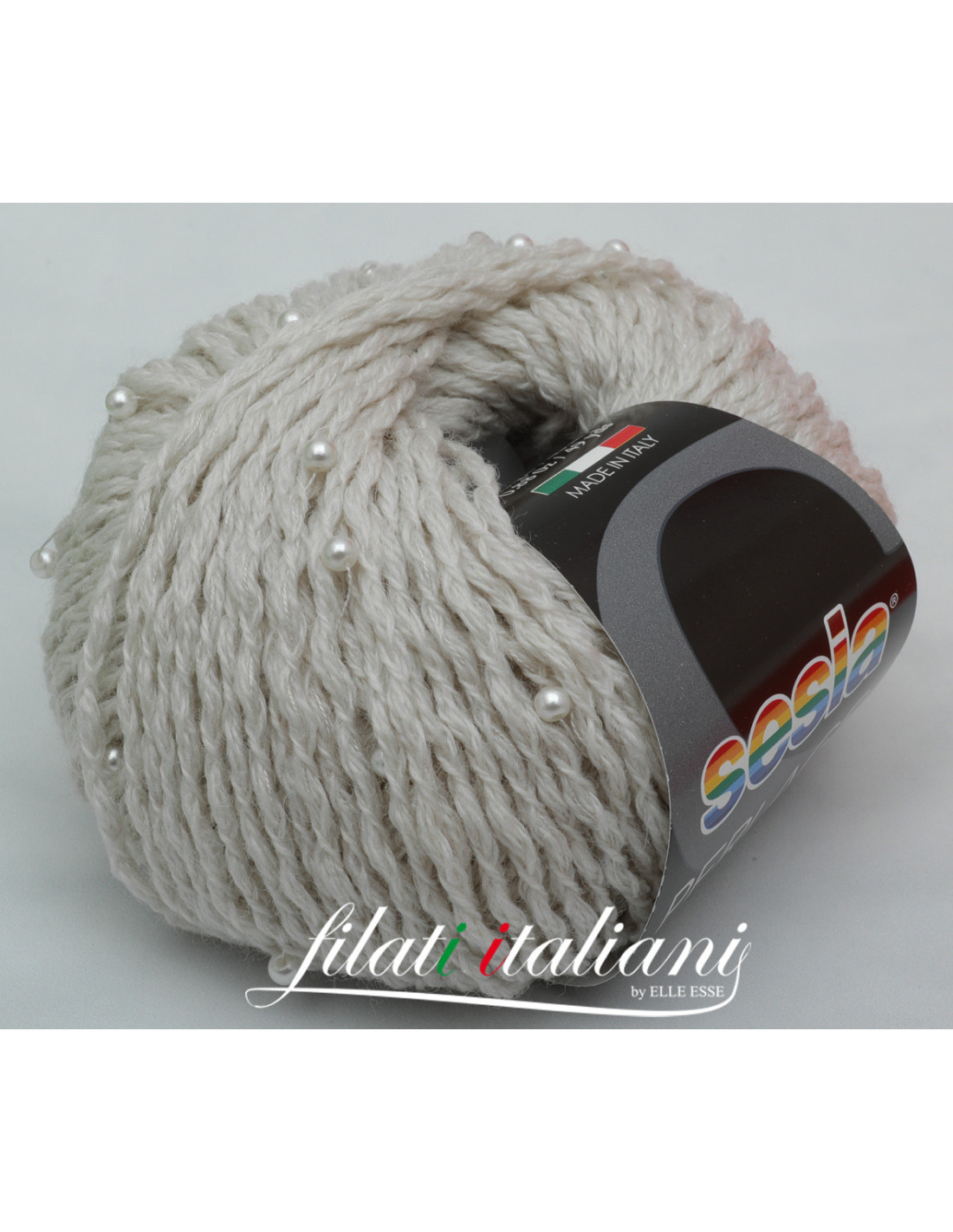 PERL3842 PEARLS - WOOL MERINO PERLAGE SESIA PERLAGE 83% Extrafine V...